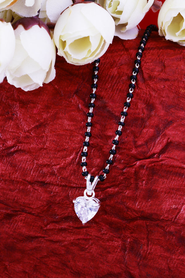 Silver Mangalsutra Tanmaniya for Women | Nemichand Jewels – NEMICHAND ...