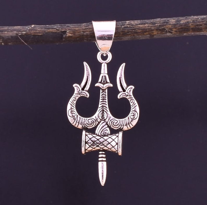 Trishul Locket Silver | Stylish and Spiritual Silver Pendants ...